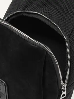 Loewe Flex Sling Canvas Bag - Black