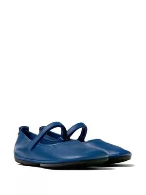 Camper Right Nina Leather Strap Ballerinas
