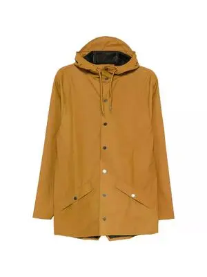 Rains Hooded Jacket - Brown