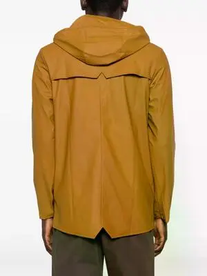Rains Hooded Jacket - Brown
