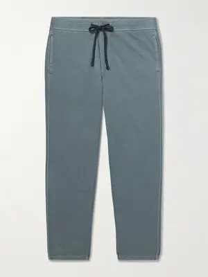 JAMES PERSE James Perse - Loopback Supima Cotton-Jersey Sweatpants - Men - Blue - 1 Gray