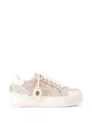 Kurt Geiger Sequin-embellished Sneakers - Pink