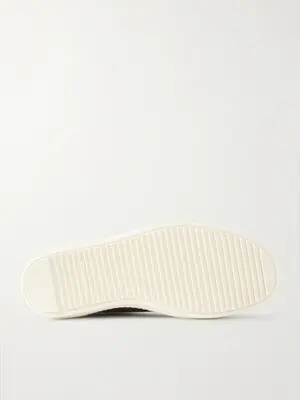 Rick Owens Ramones Denim Sneakers - Brown