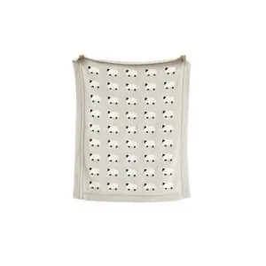 STORIED HOME Soft Cotton Knit Blanket With Decorative Sheep Design - Grey