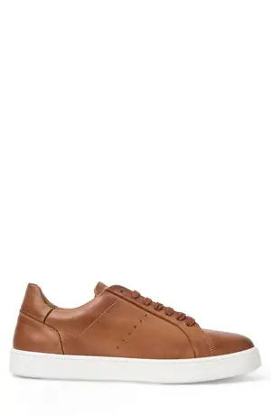 Bruno Magli Damiano Low Top Sneaker - Cognac Leather