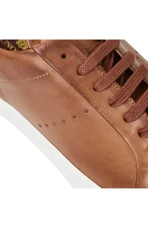 Bruno Magli Damiano Low Top Sneaker - Cognac Leather
