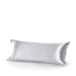 BARE HOME 19 Momme 100% Mulberry Silk Pillowcase - Silver