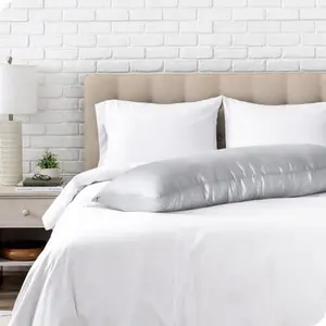 BARE HOME 19 Momme 100% Mulberry Silk Pillowcase - Silver