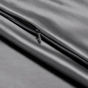 BARE HOME 19 Momme 100% Mulberry Silk Pillowcase - Grey