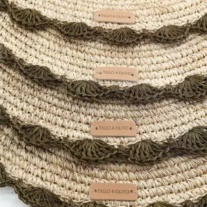 TALLO DE OLIVO Hand Crocheted Round Placematset Of 4