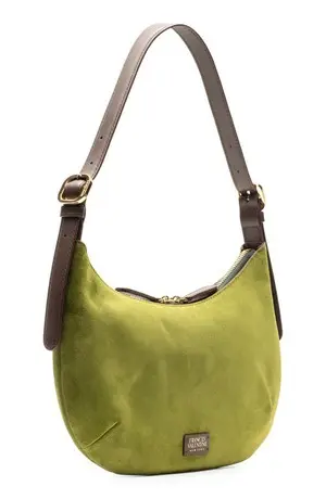 FRANCES VALENTINE Starr Suede Hobo Bag - Fern