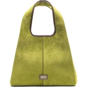 FRANCES VALENTINE Tootsie Suede Tote - Fern