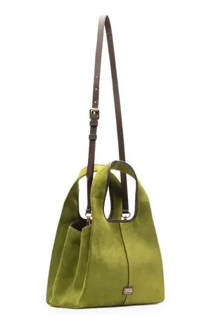 FRANCES VALENTINE Tootsie Suede Tote - Fern