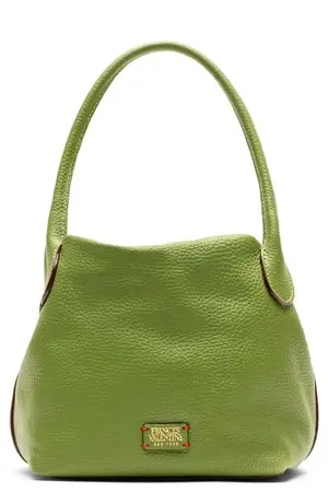 FRANCES VALENTINE Teeny Sweet Pea Leather Handbag - Fern