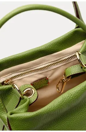FRANCES VALENTINE Teeny Sweet Pea Leather Handbag - Fern
