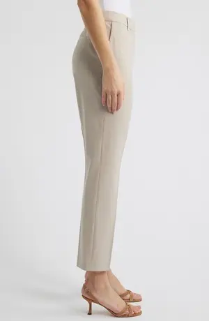 TAHARI ASL Classic Slim-fit Pants