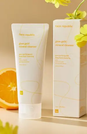 FACE REPUBLIC Glow Gold Mineral Cleanser