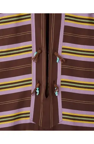 FORTELA Adish Striped Caftan Dress