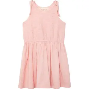 MABEL + HONEY Y Linky Sleeveless With Knot Detail Dress - Pink