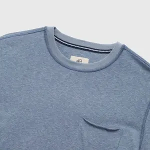 SURFSIDE SUPPLY CO. Nick Slub Pocket Tee - Blue Horizon