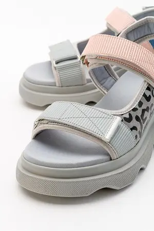PROLOGUE SHOES Tedy Velcro Strap Sandal - Multi