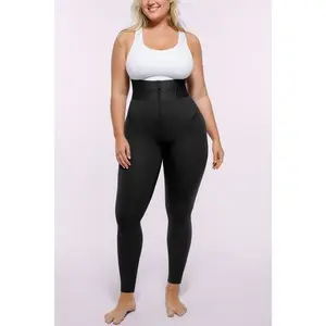 SHAPELLX Bare Essentials Airslim High-waisted Full-length Shaping Leggings Black