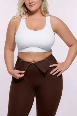 SHAPELLX Bare Essentials Airslim High-waisted Full-length Shaping Leggings - Brown