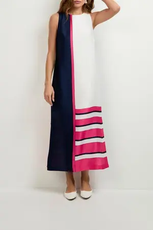 Trina Turk Moderna Color Block Dress