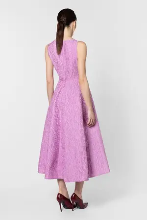 ROKSANDA Tera Cloque Textured Midi Dress - Blush