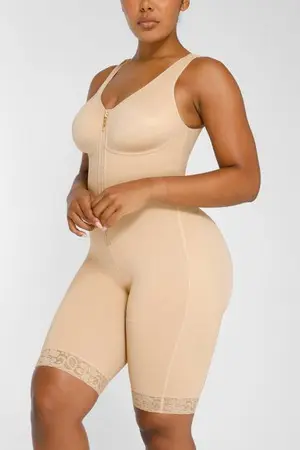 SHAPELLX Airslim Full Coverage Bodysuit - Beige