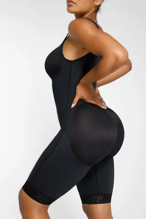 SHAPELLX Airslim Full Coverage Bodysuit - Black