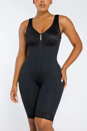 SHAPELLX Airslim Full Coverage Bodysuit - Black