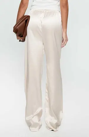 Princess Polly Soul Star Satin Wide Leg Pants