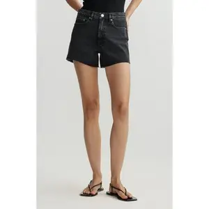 DL1961 Zoie Relaxed Denim Shorts - Nightshade