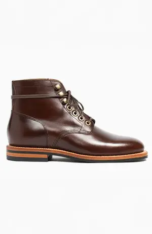 GRANT STONE Nora Boot - Crimson Chromexcel