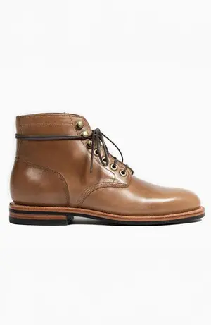 GRANT STONE Nora Lace-up Boots - Dune Chromexcel