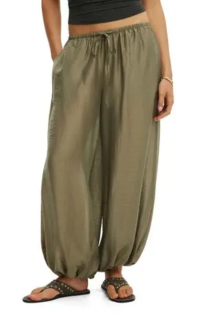 COTTON ON Rio Balloon Pant - Khaki