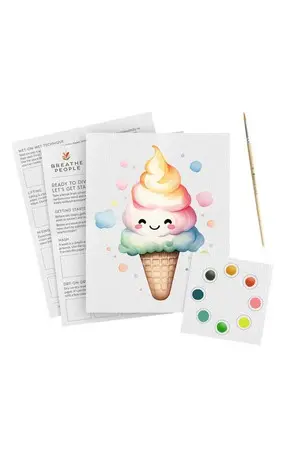 BREATHE PEOPLE Petite Artisan Watercolor Kit - Ice Cream