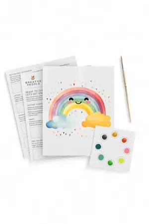 BREATHE PEOPLE Petite Artisan Watercolor Kit - Rainbow