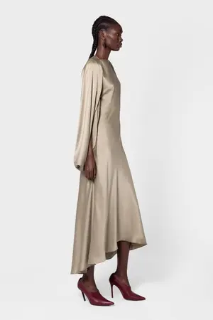 ROKSANDA Koda Brushed Silk Midi Dress