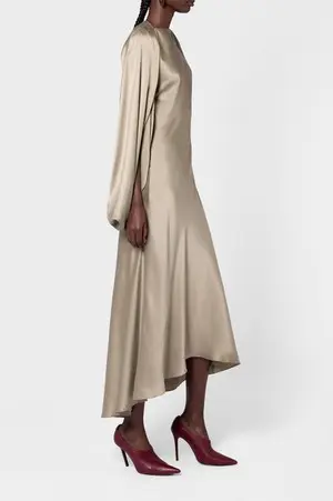 ROKSANDA Koda Brushed Silk Midi Dress