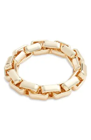 Nordstrom Bold Link Stretch Bracelet - Gold