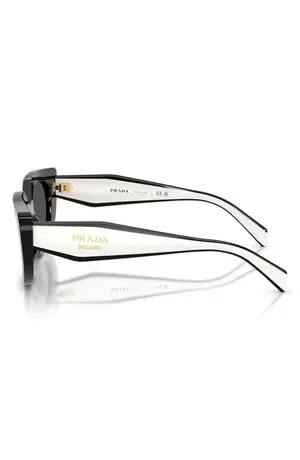 Prada 54mm Oval Sunglasses