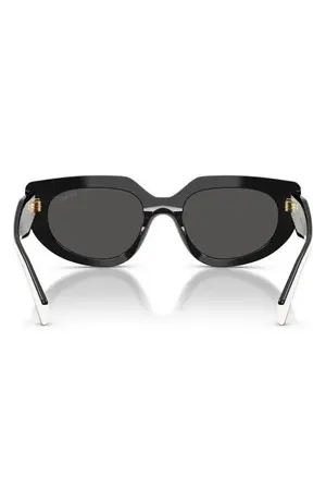 Prada 54mm Oval Sunglasses