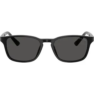 Prada 52mm Pillow Sunglasses - Black