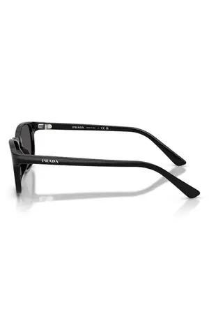 Prada 52mm Pillow Sunglasses - Black