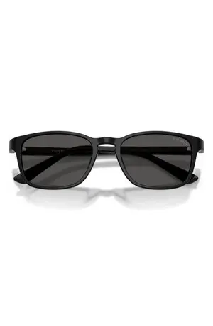 Prada 52mm Pillow Sunglasses - Black
