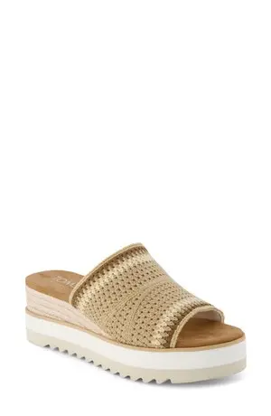 Toms Platform Slide Sandal