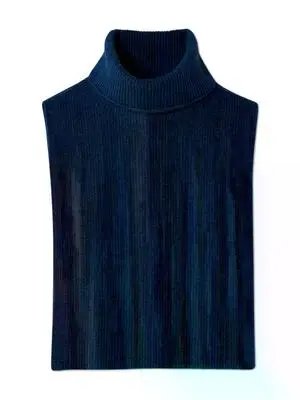 Eric Bompard Roll-neck Ribbed-knit Bib