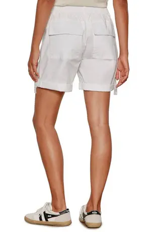 Sanctuary Stretch Cotton Shorts - White